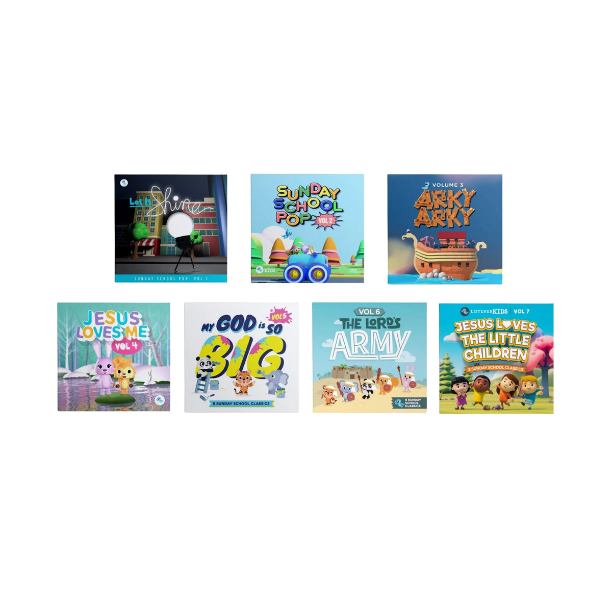 BUNDLE: CDs Volumes 1 - 7 (Over 50% OFF) – Listener Kids