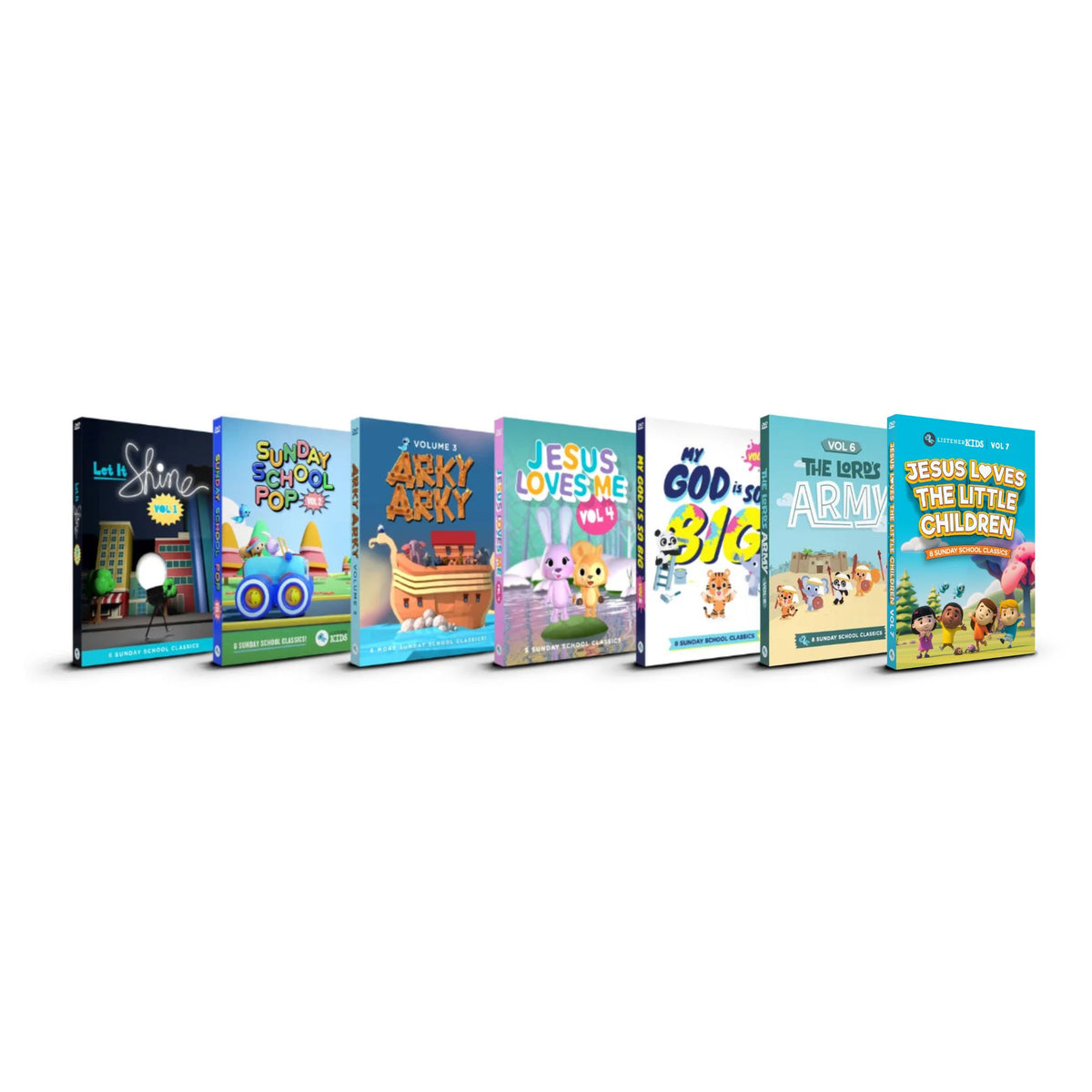 BUNDLE: DVDs Volumes 1 - 7 (Over 60% OFF) – Listener Kids