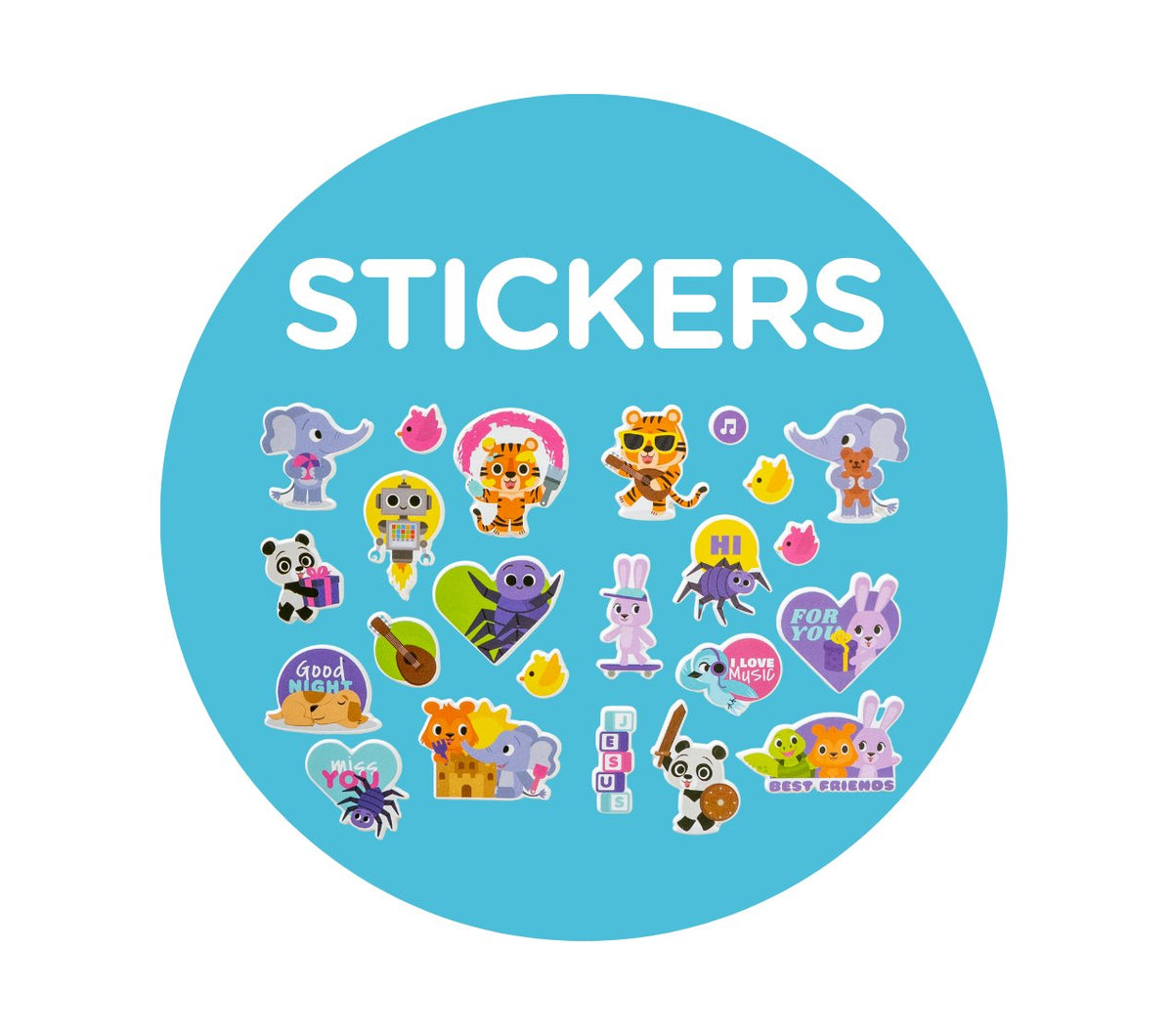 Colorful Stickers for Kids Backpacks & Books – Listener Kids