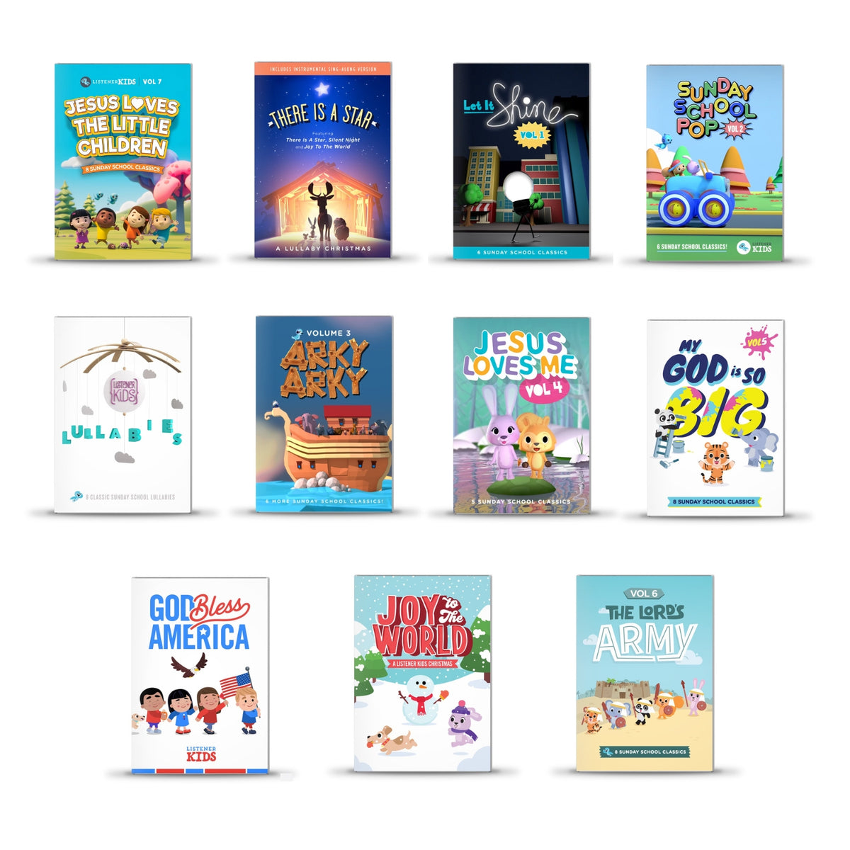 BUNDLE: All 11 Listener Kids DVDs (Over 60% OFF)