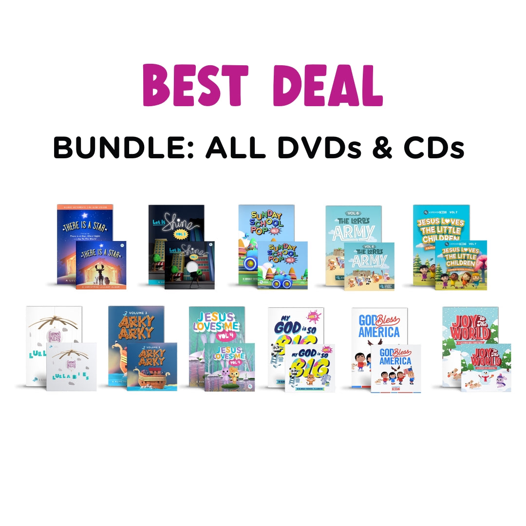 BUNDLE: All 11 DVDs & CDs (Over 55% OFF) – Listener Kids