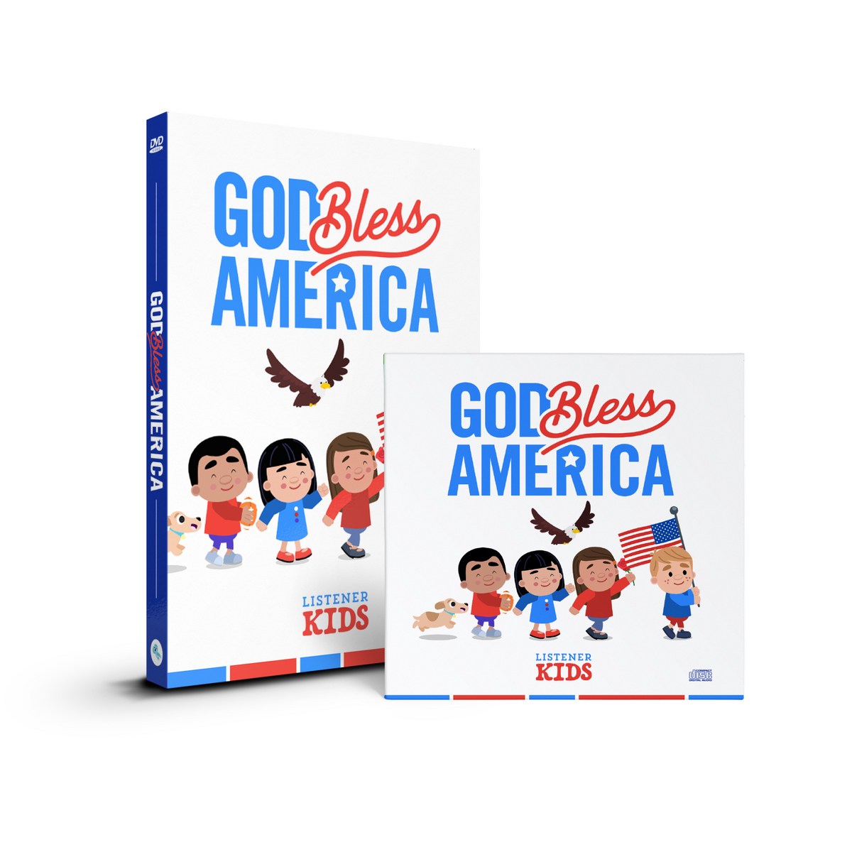 BUNDLE: "God Bless America" DVD & CD – Listener Kids