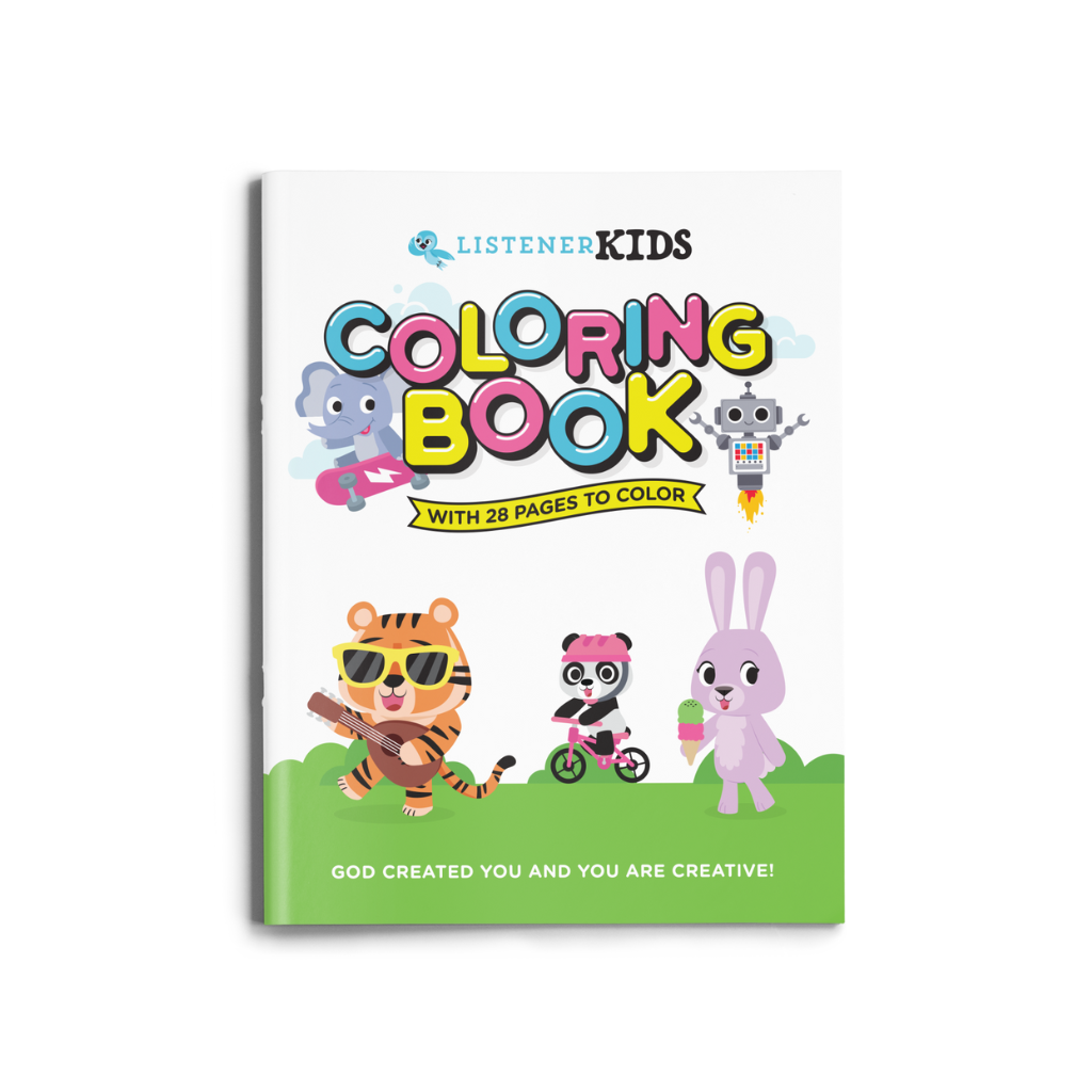 COLORING BOOK: Listener Kids