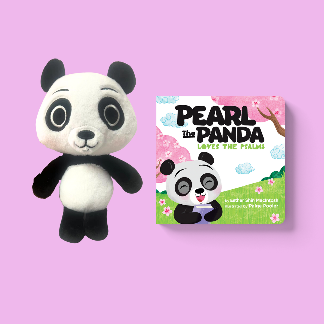 BUNDLE: "Pearl the Panda Loves the Psalms" Board Book + Plush ...