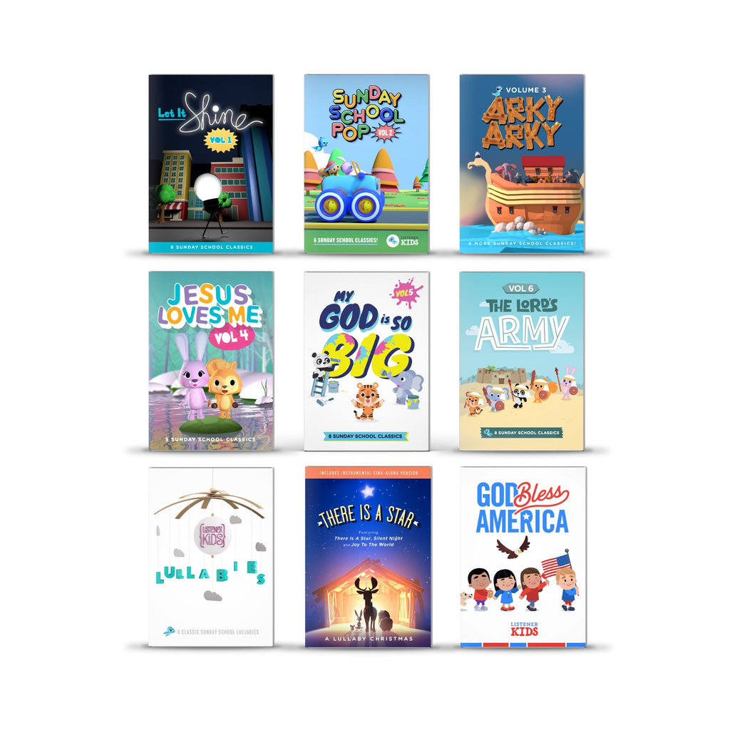 Bundles of Faith-Based Educational CDs & DVDs – Listener Kids