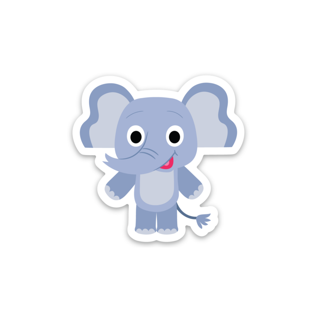 STICKER: Grayson the Elephant – Listener Kids